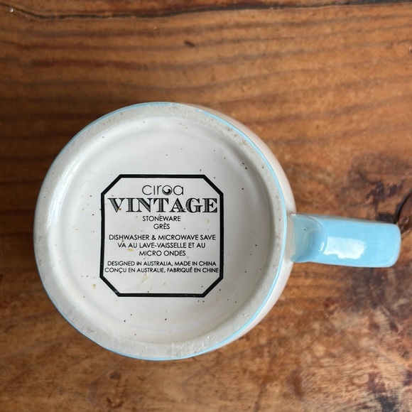 Ciroa | Dining | Ciroa Vintage Letter A Mug | Poshmark